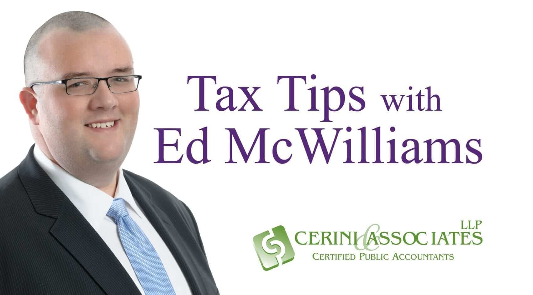Tax Tips with Ed: Tax Extenders - Cerini & Associates, LLP