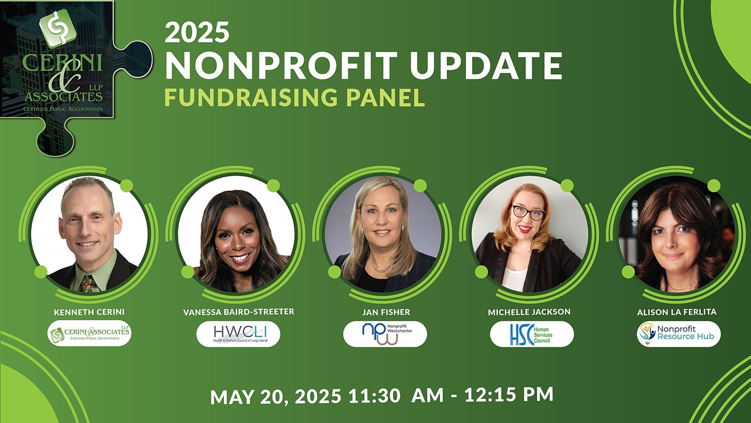 NFP Update 2025 Part V: Nonprofit Panel - Cerini & Associates, LLP